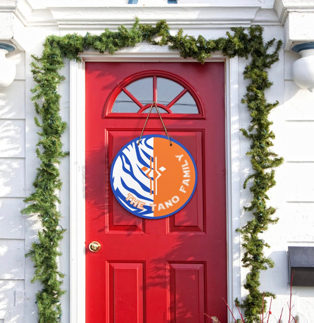 The Tano Family - "fulcrum Orange/blue & White Split©" - Personalized ...