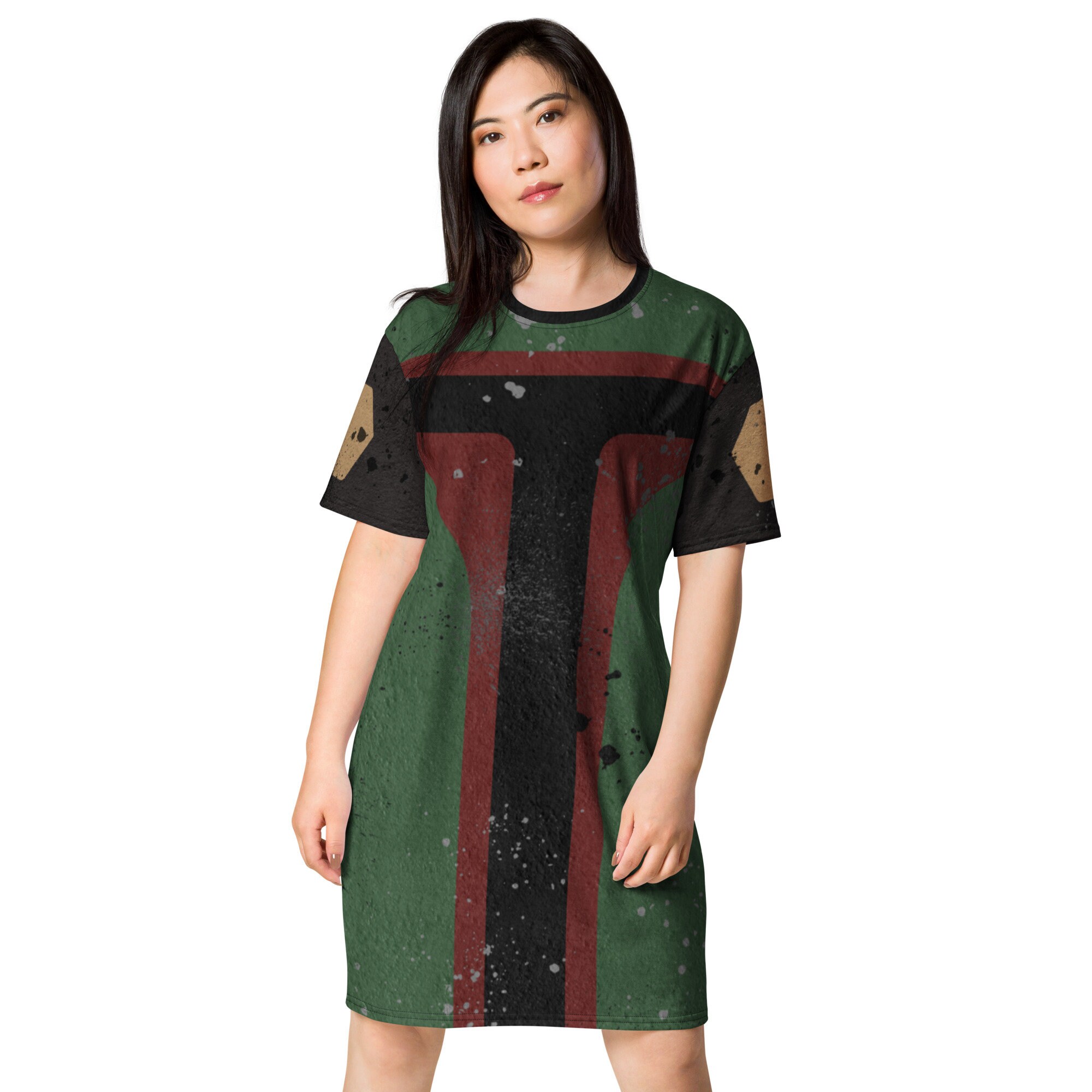 Fett's Rusted Armor Everyday Cosplay T-shirt Dress - Etsy