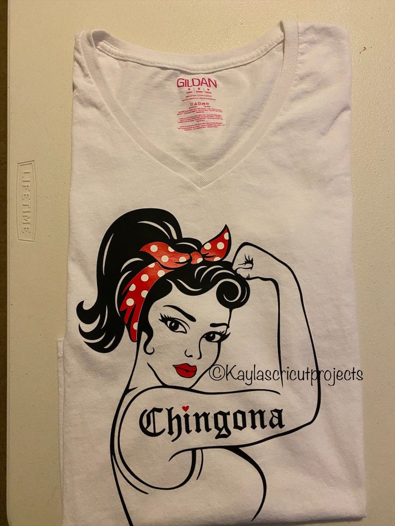 Chingona Women Shirt Womens Graphic Tees Chingona Rosie the - Etsy
