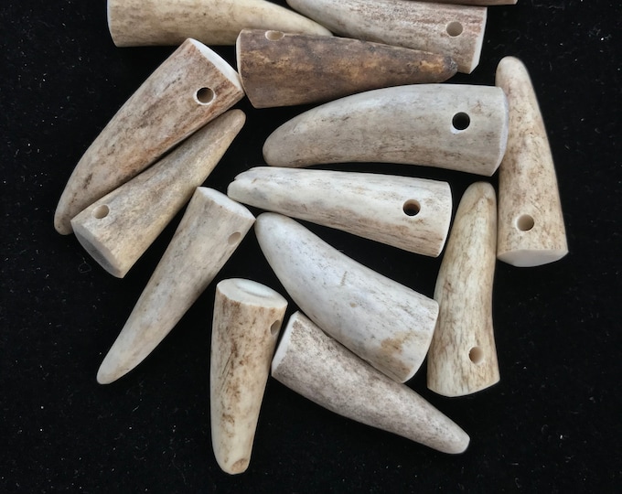 1 Inch Antler Tip Pendant - Etsy