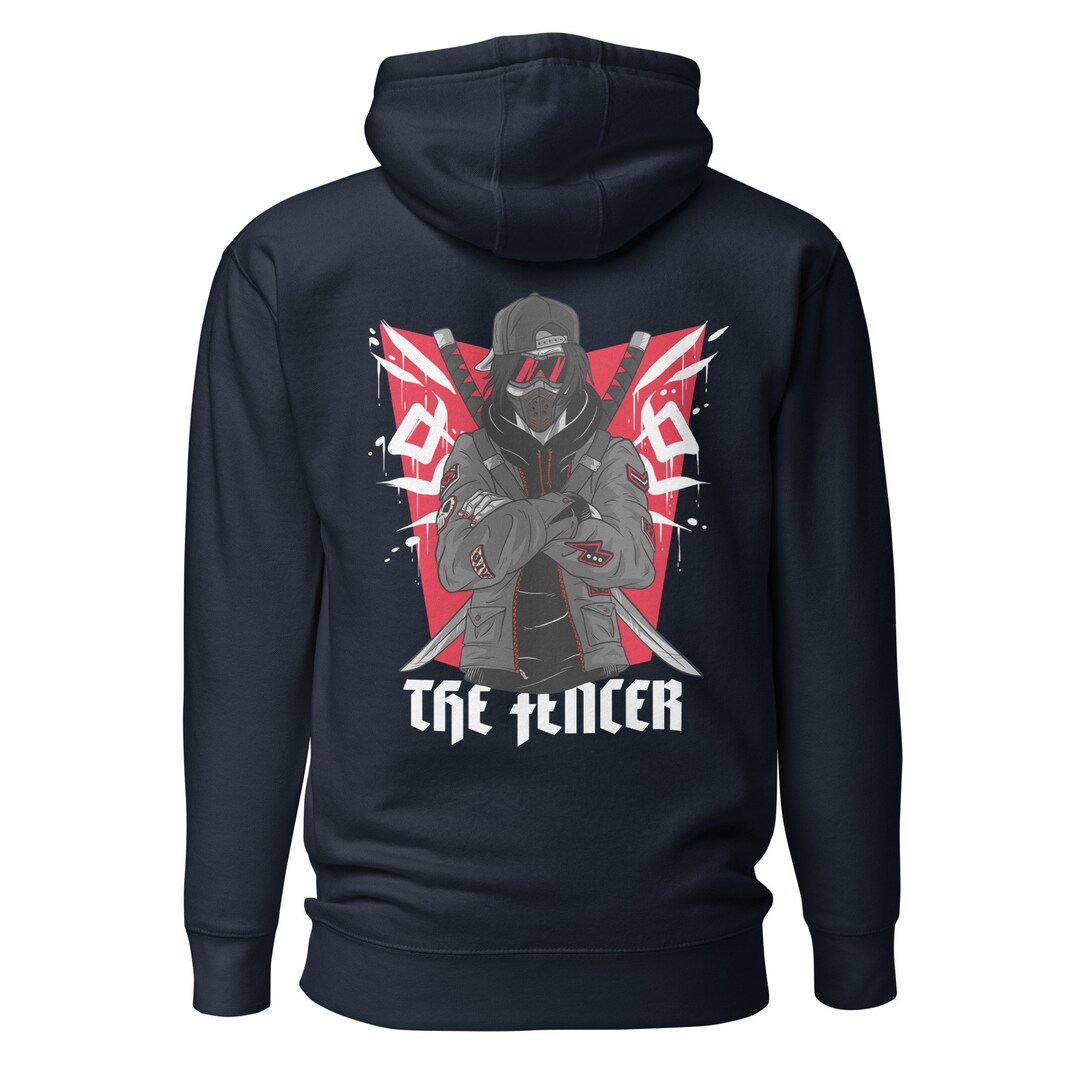 Samurai Spirit: Anime-inspired Dual Saber Samurai Hoodie - Etsy