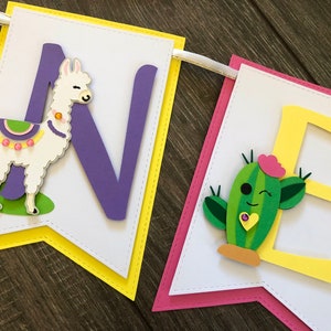 Llama High Chair Banner, Llama First Birthday, Llama Decor, Llama Party ...