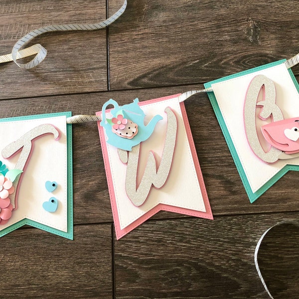Tea Party Banner - Etsy