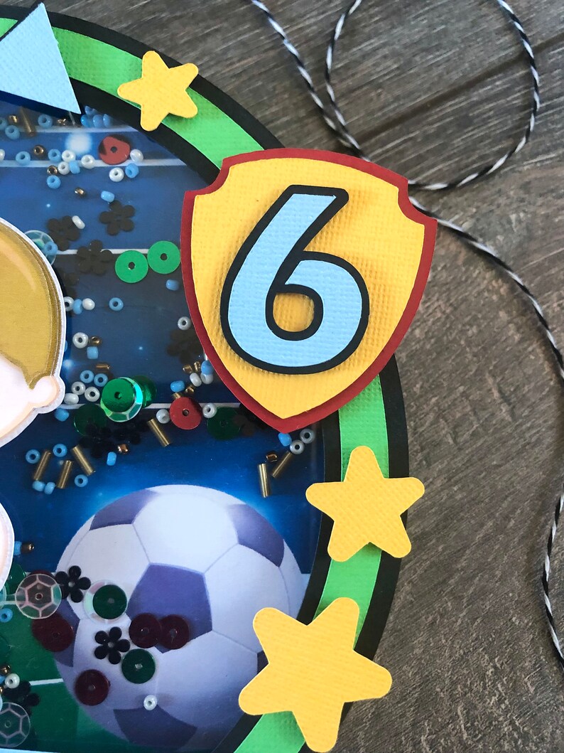 Soccer Player Shaker Cake Topper Soccer Birthday Party - Etsy