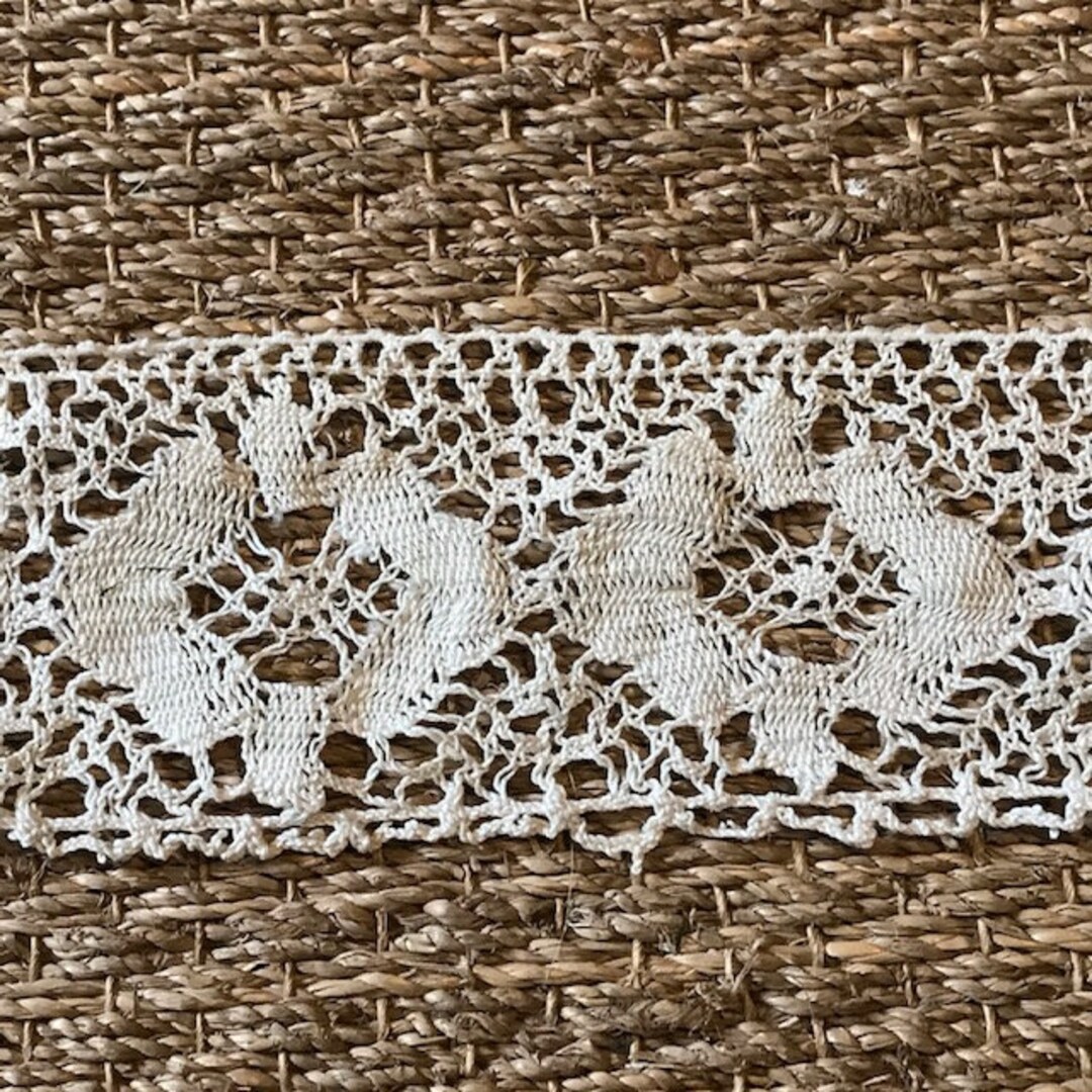 Traditional Hand Made Crochet Lace Length in Ecru Cotton - Etsy