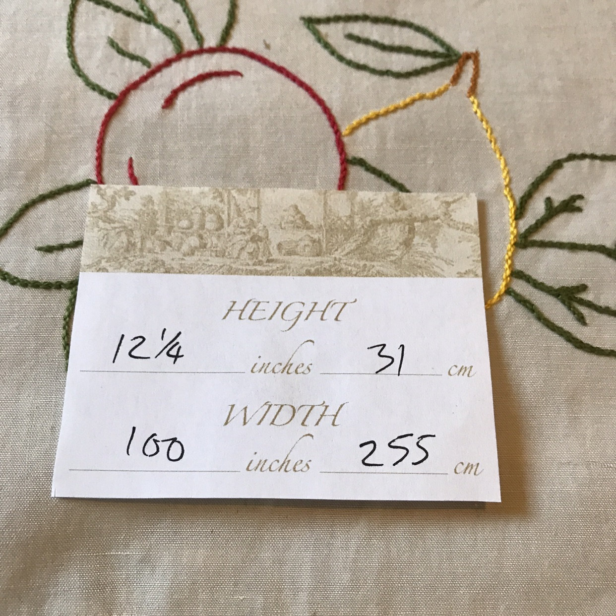 A French Vintage Floral Hand Embroidered Country Themed Design - Etsy