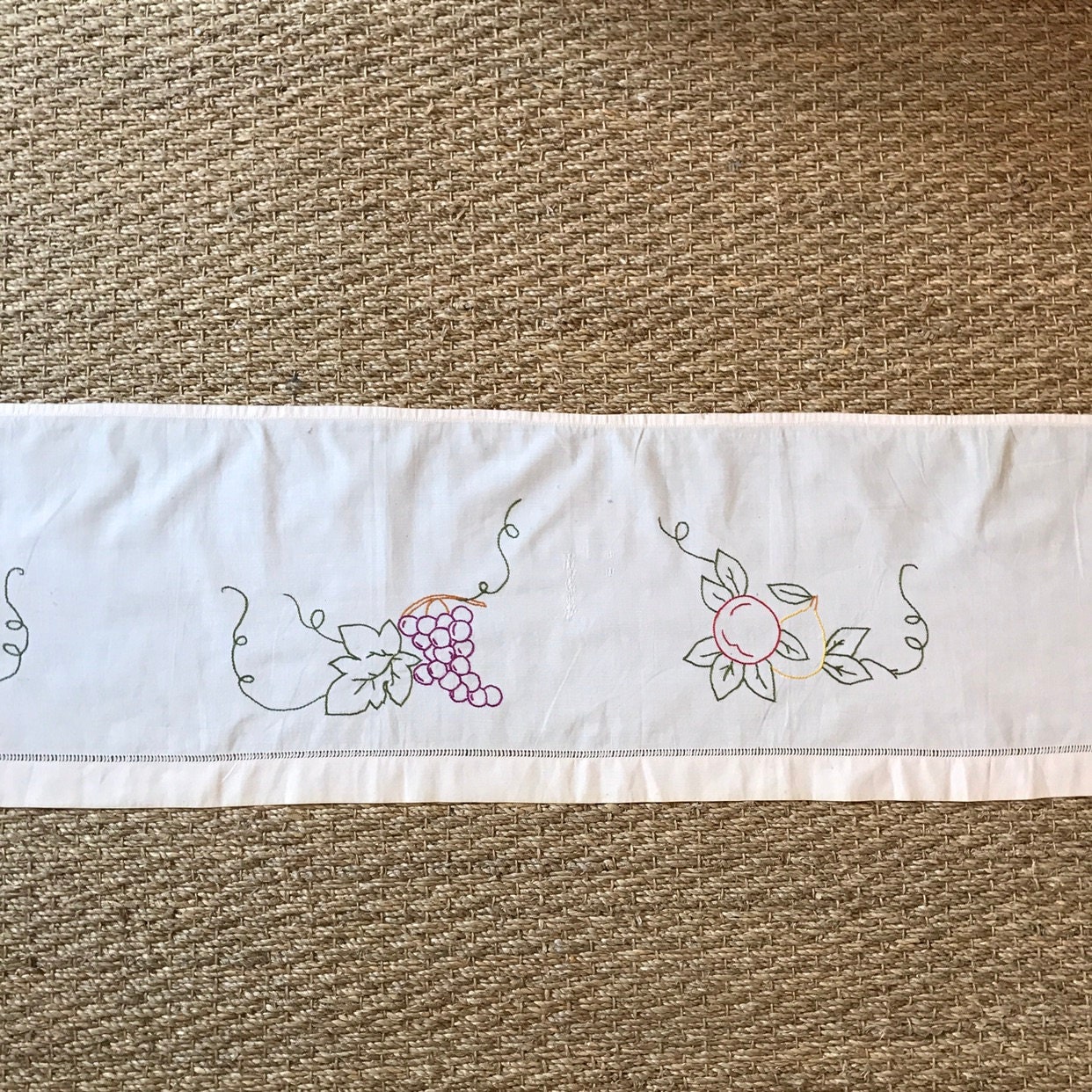A French Vintage Floral Hand Embroidered Country Themed Design - Etsy