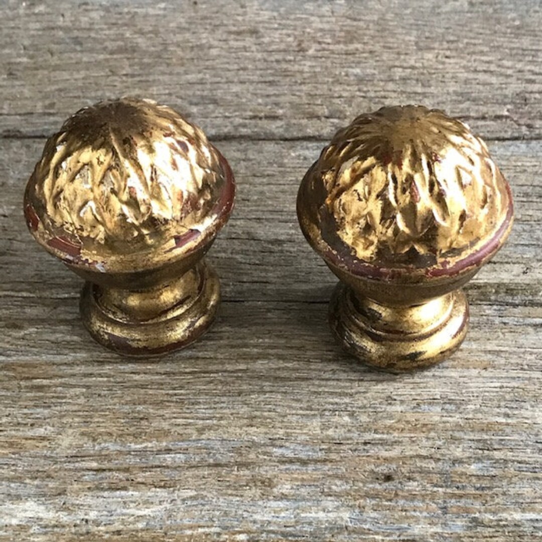 A Rare Pair of Painted 18th Century French Rococo Design Patinated ...