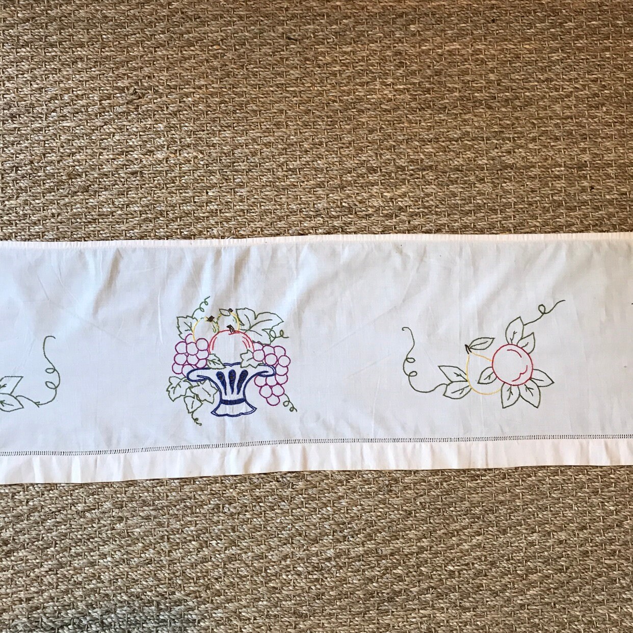 A French Vintage Floral Hand Embroidered Country Themed Design - Etsy