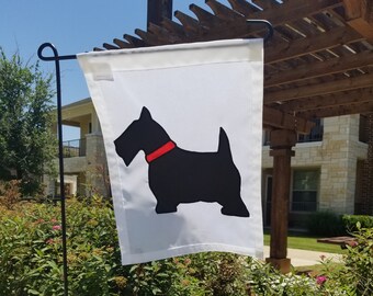 Scottish Terrier Garden Size Flag - Etsy
