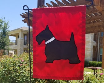 Scottish Terrier Garden Size Flag - Etsy