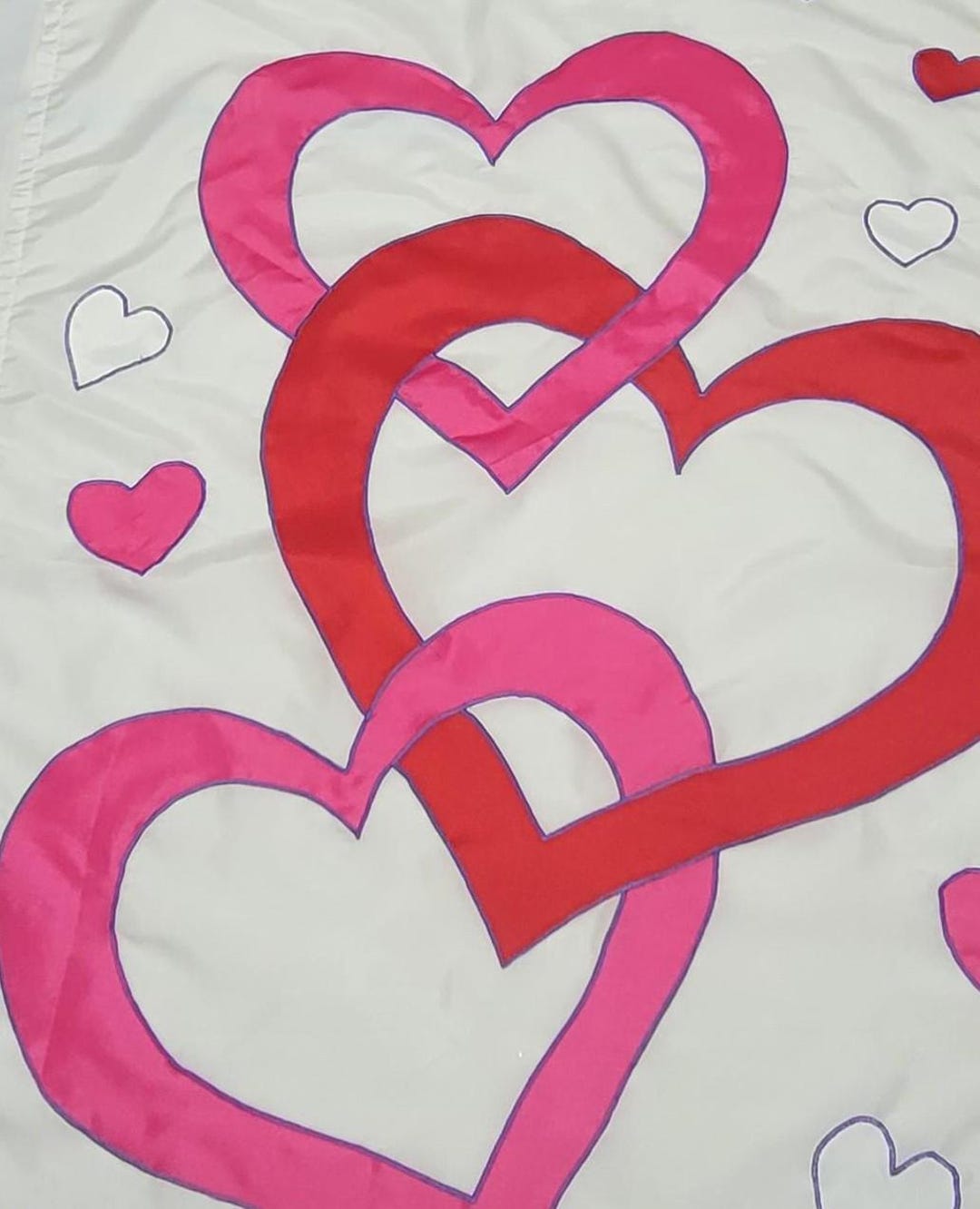 New Valentine's Flag -large House Flag, Custom House Flag, Monogram ...