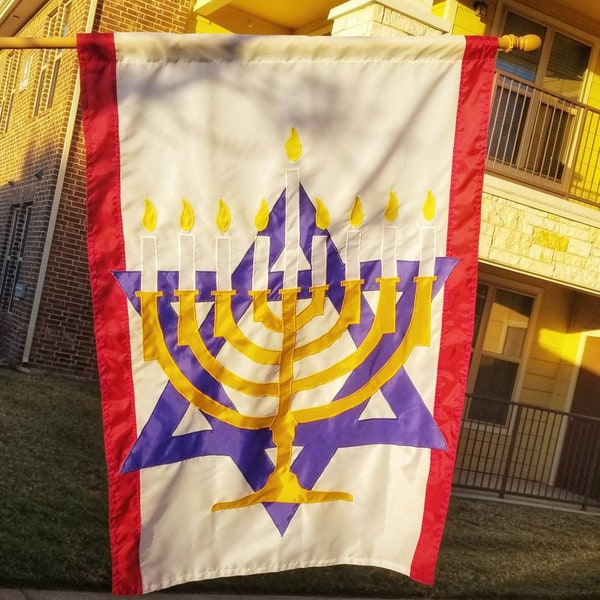 Menorah Applique - Etsy