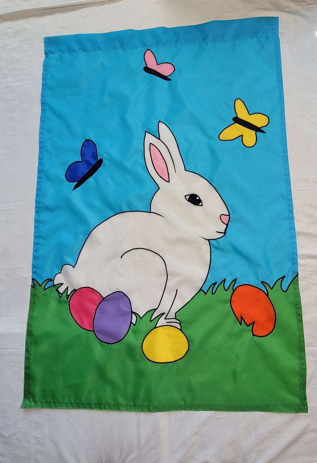 Large House Flag, Custom House Flag, Monogram Flag, Applique Home Flag ...