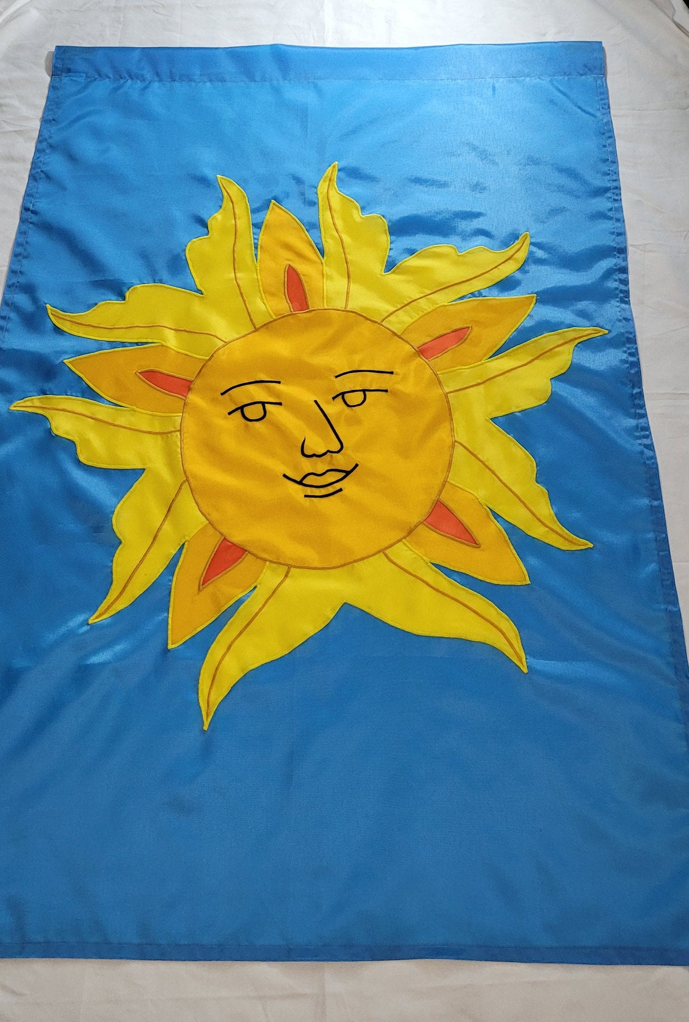 Large House Flag, Applique Flag, Sunshine Flag - Etsy