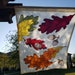 Autumn Leaves House Flag, Fall Leaves Flag, Applique House Flag ...
