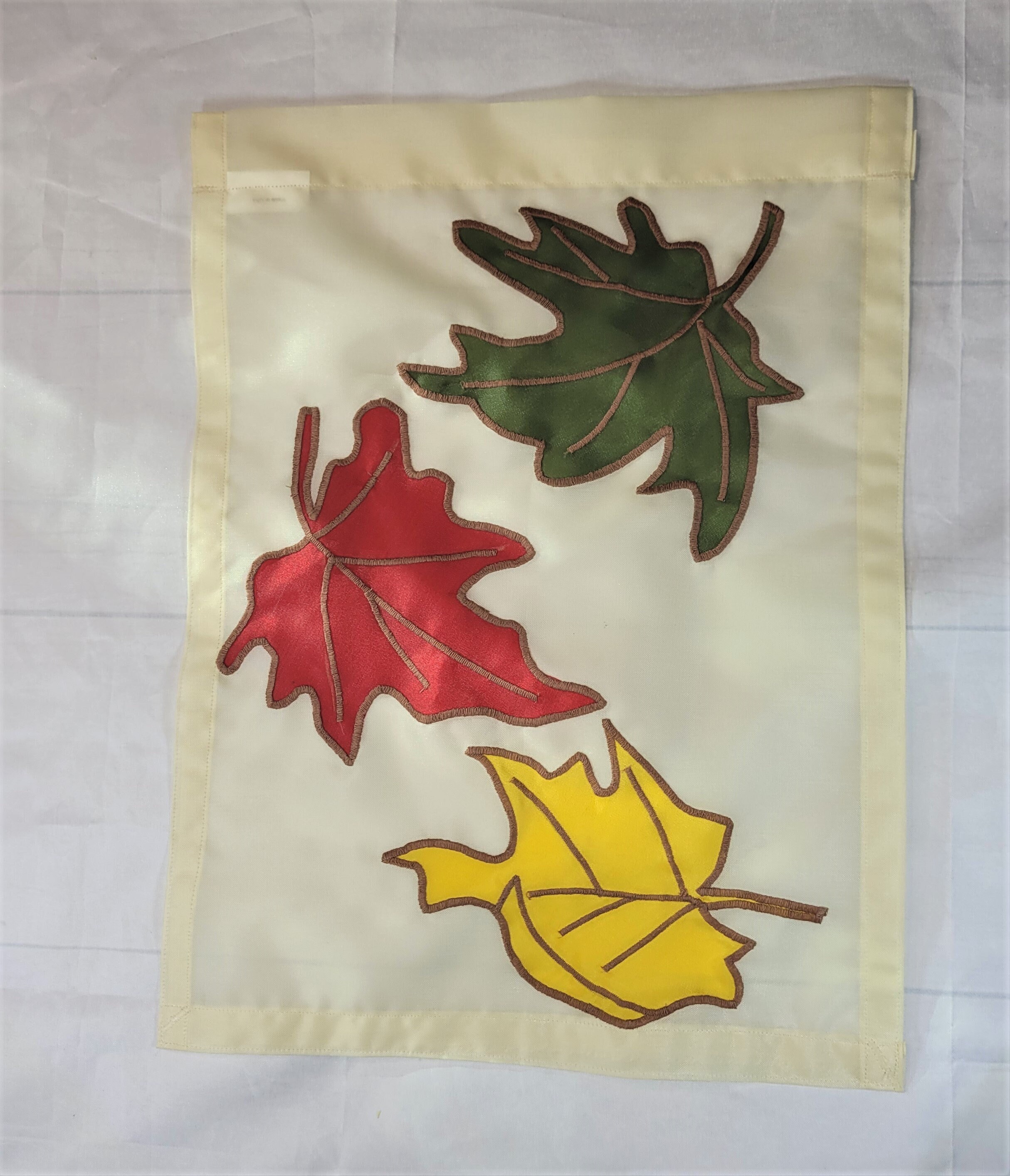 Colorful Decorative Appliqued Garden Flag With Embroidered - Etsy