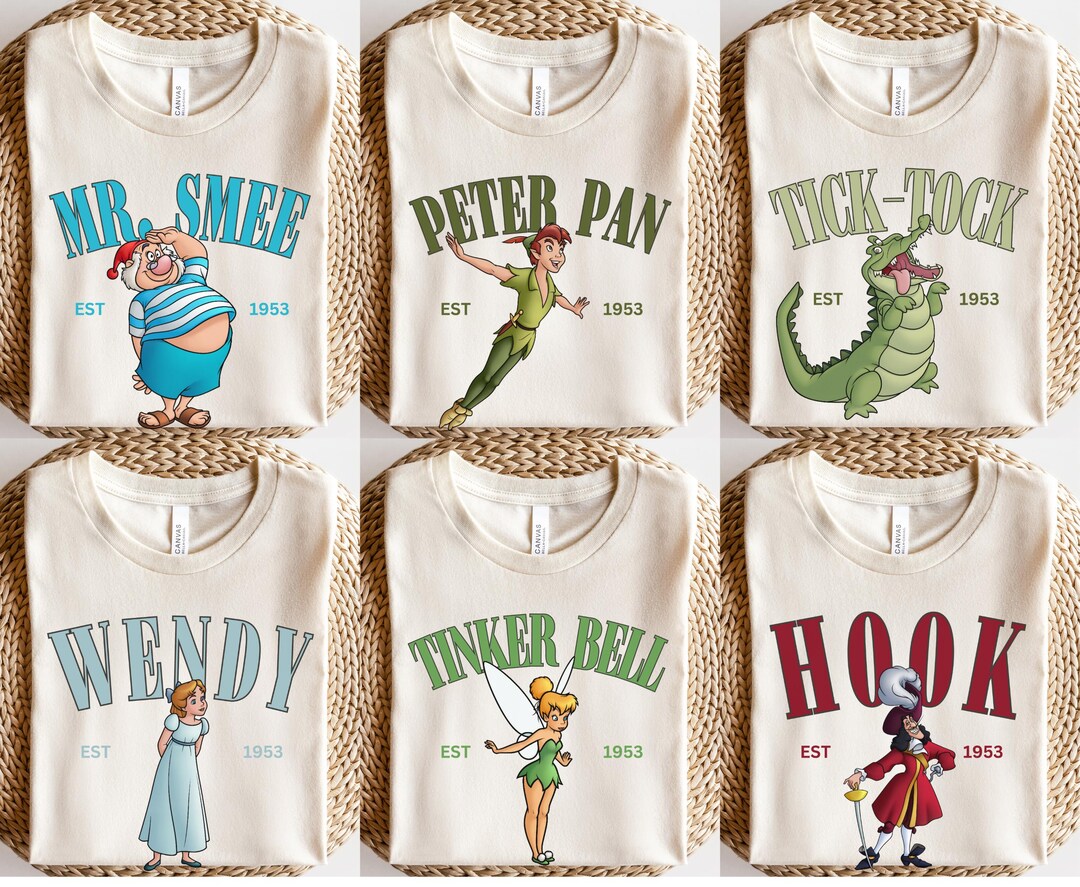 Peter Pan Shirt, Matching Disney Shirts, Group Disney Shirts, Vacation ...