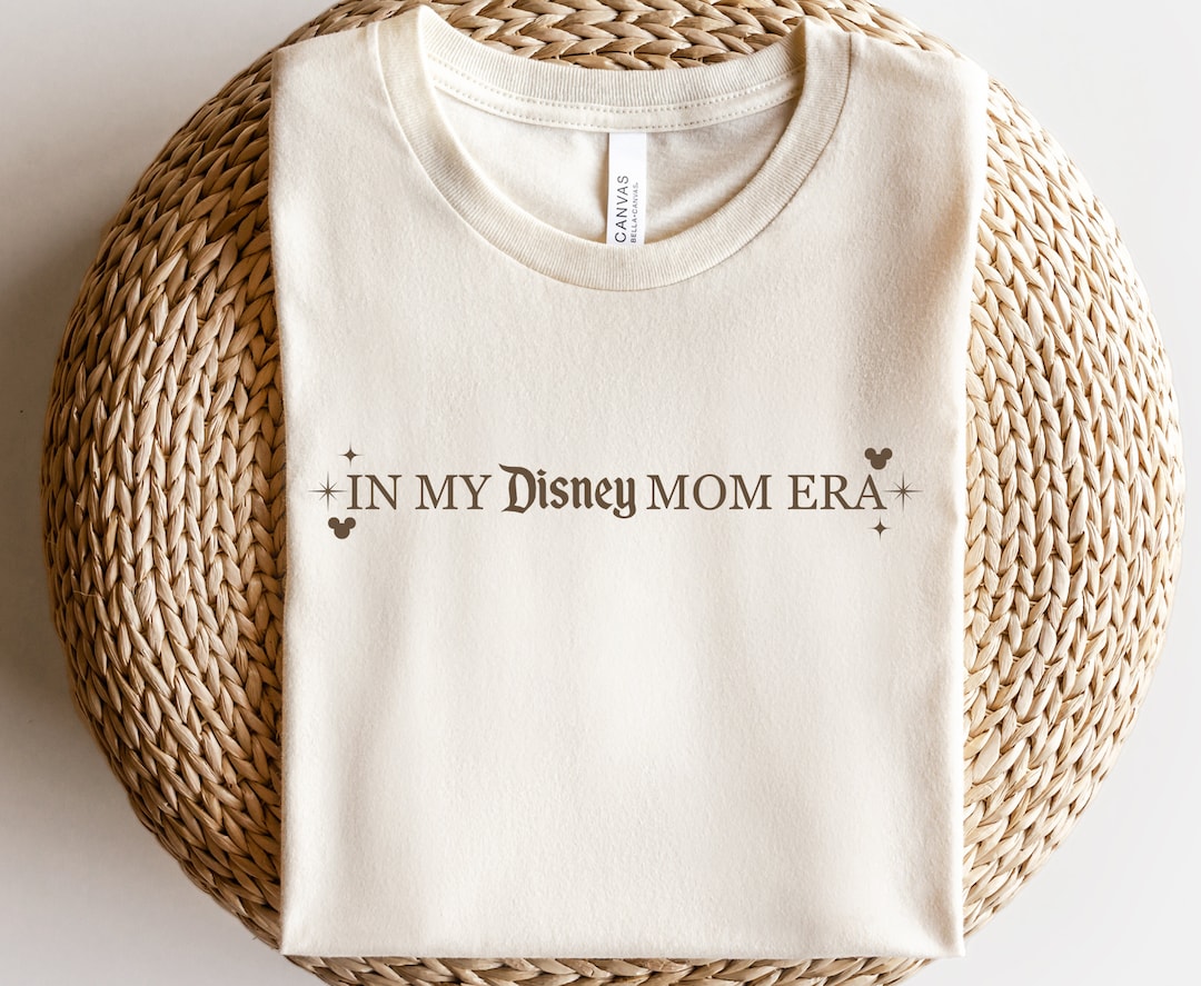 In My Disney Mom Era Shirt, Retro Disney Mom Tee, Disney World Shirt ...