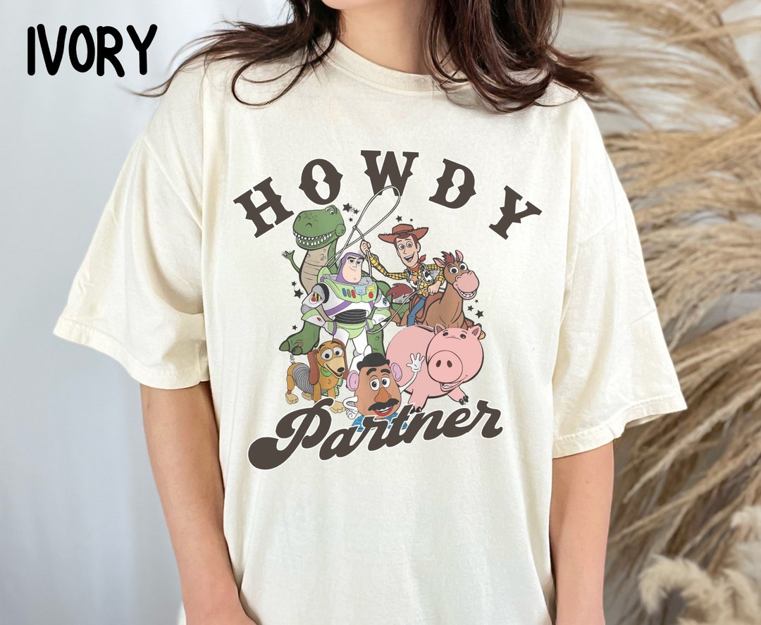 Howdy Partner Shirt, Toy Story Shirt, Comfort Colors, Retro Toy Story ...