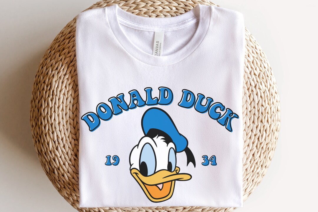 Donald Duck Shirt, Retro Vintage Donald Shirt, Disney World Shirt ...