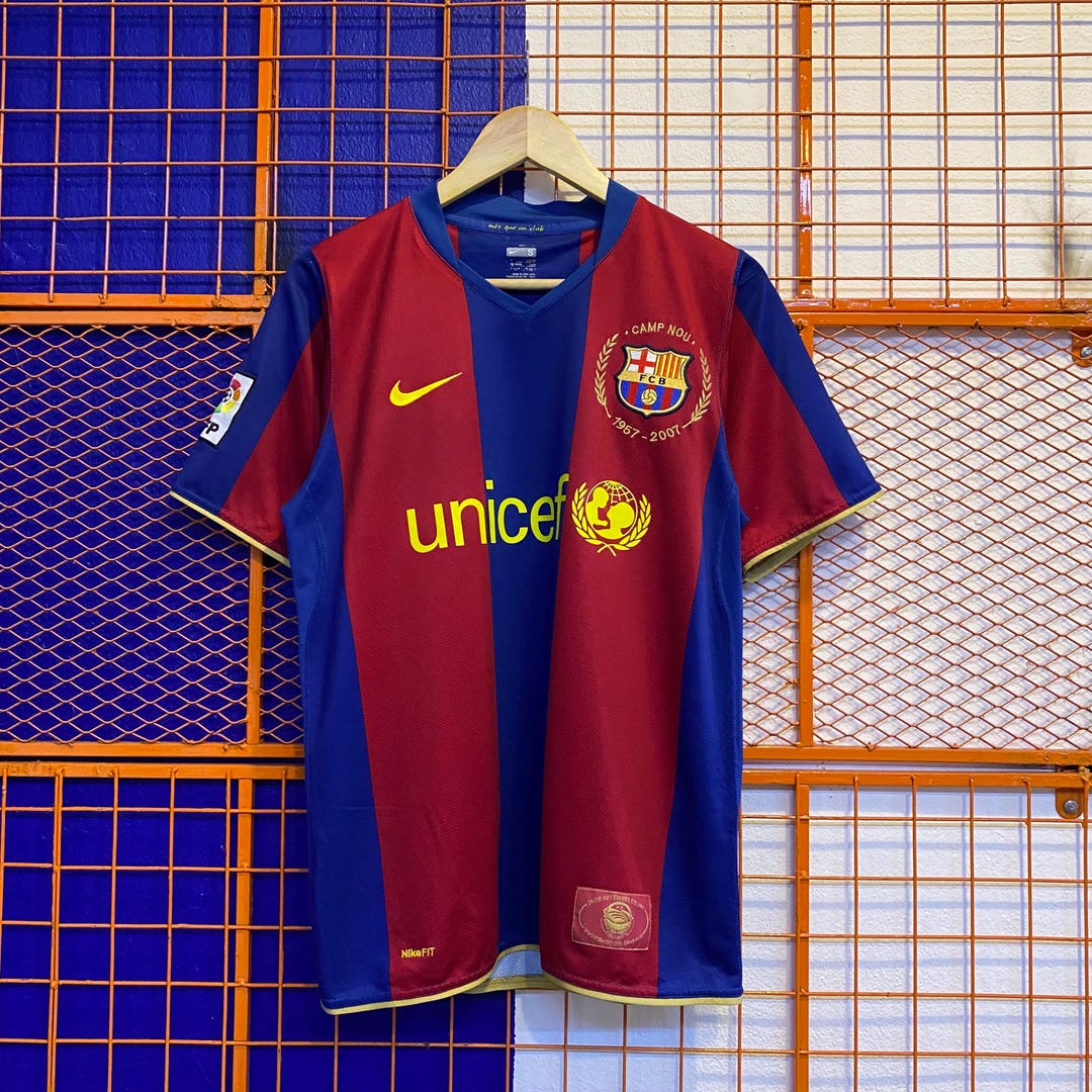 Jersey Nike Barcelona Unicef - Etsy