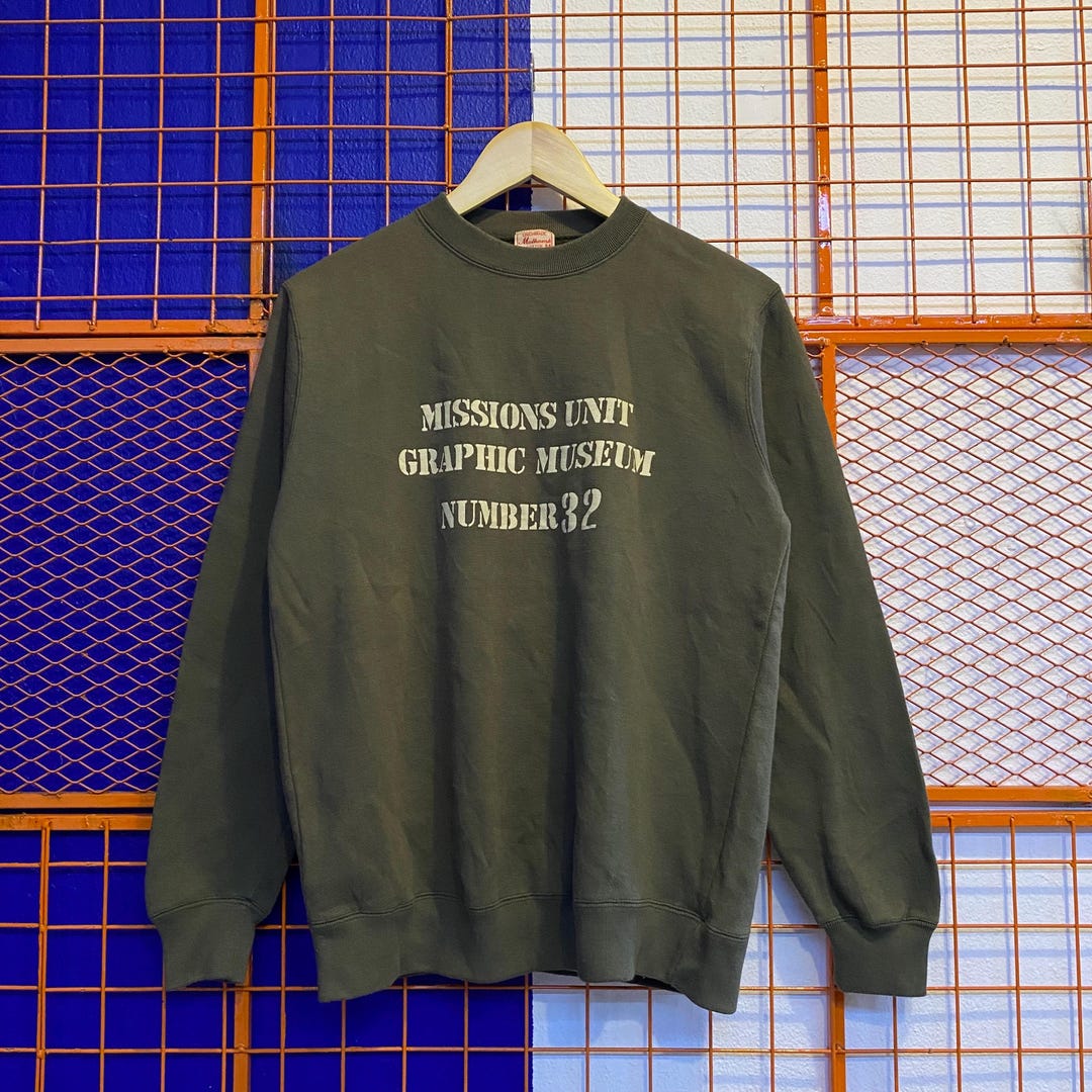 Vintage Union Made Missions Unit Graphic Museum Sweatshirt - Etsy