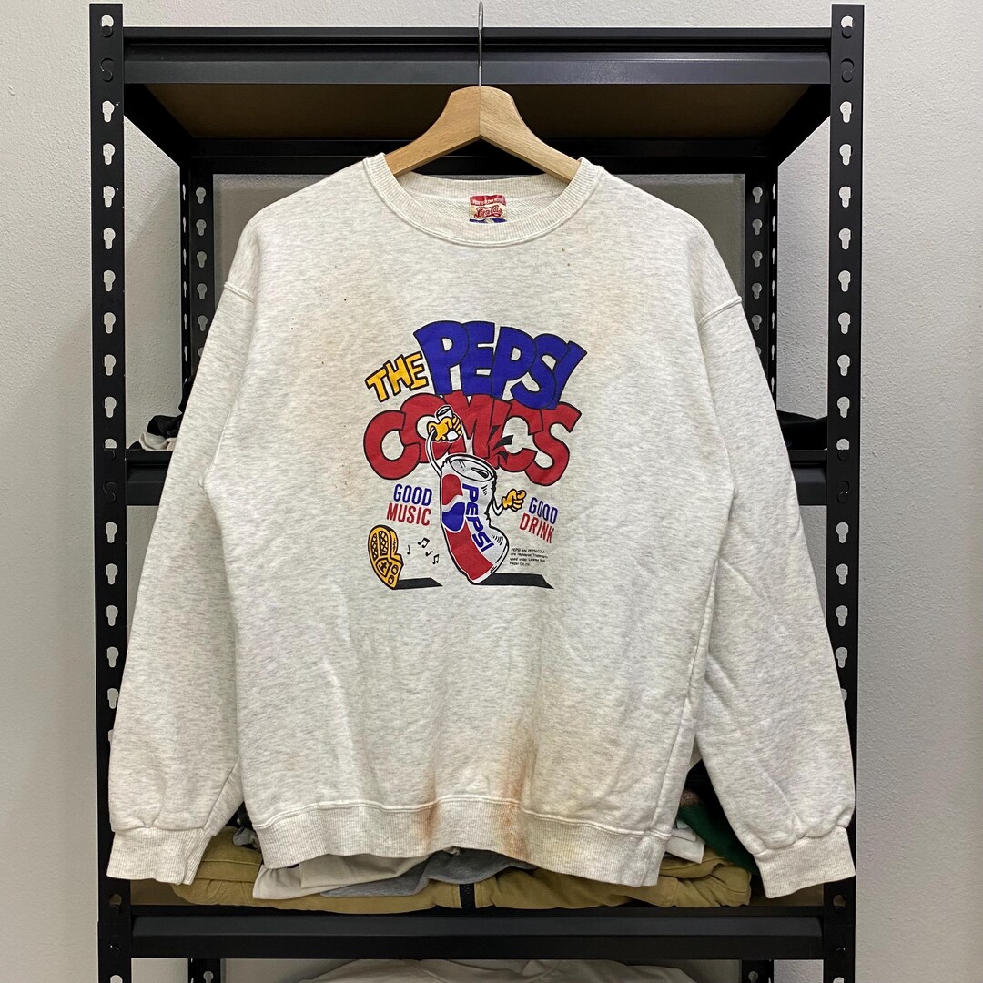 Vintage Pepsi Cola Sweatshirt 90s Crewneck - Etsy
