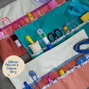 FILLED Handmade Luxury Sewing Kit Rolls With Included Equipment Set ...