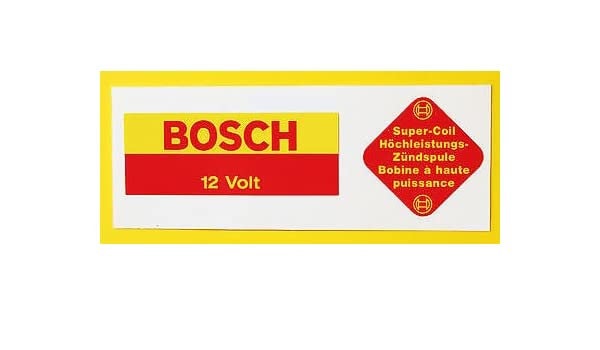 Bosch 12 Volt Coil Sticker Vinyl - Etsy