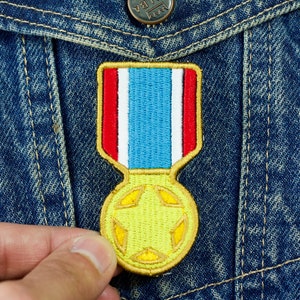 Police Officer Gifts a Gold Medal Patches for Jackets an - Etsy