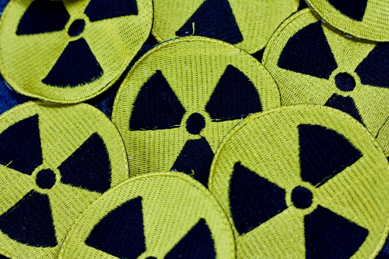 Nuclear Radiation Warning Sign Patch the Ideal Gift for a - Etsy