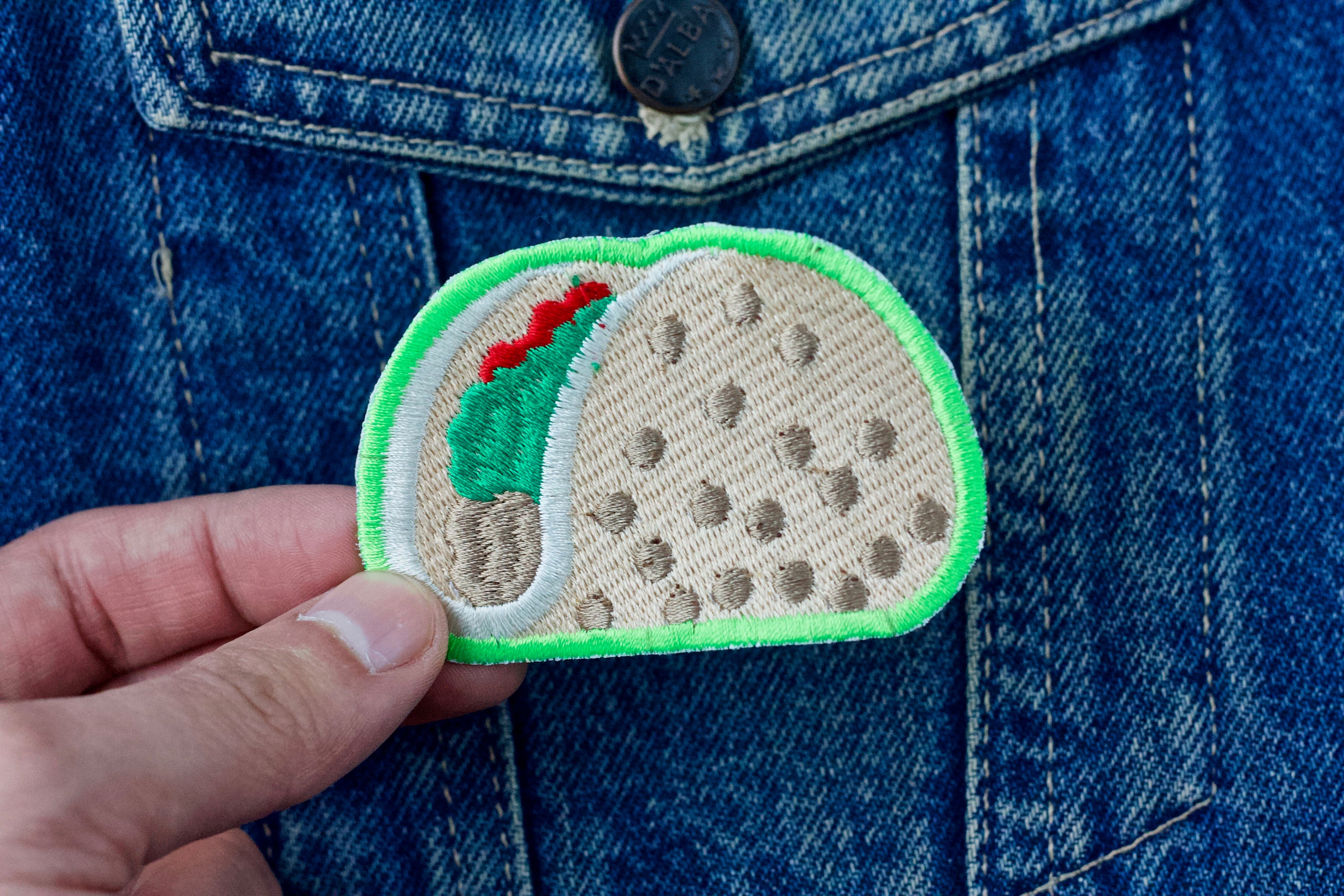 Taco Emoji Patch Patch Burrito Emoji Sew on Patch Jeans - Etsy