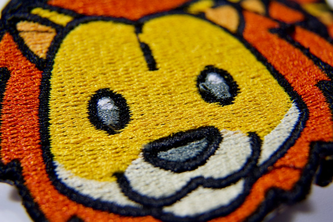 Lion Patch for Jackets Excellent Gift for Animal Lovers | Etsy