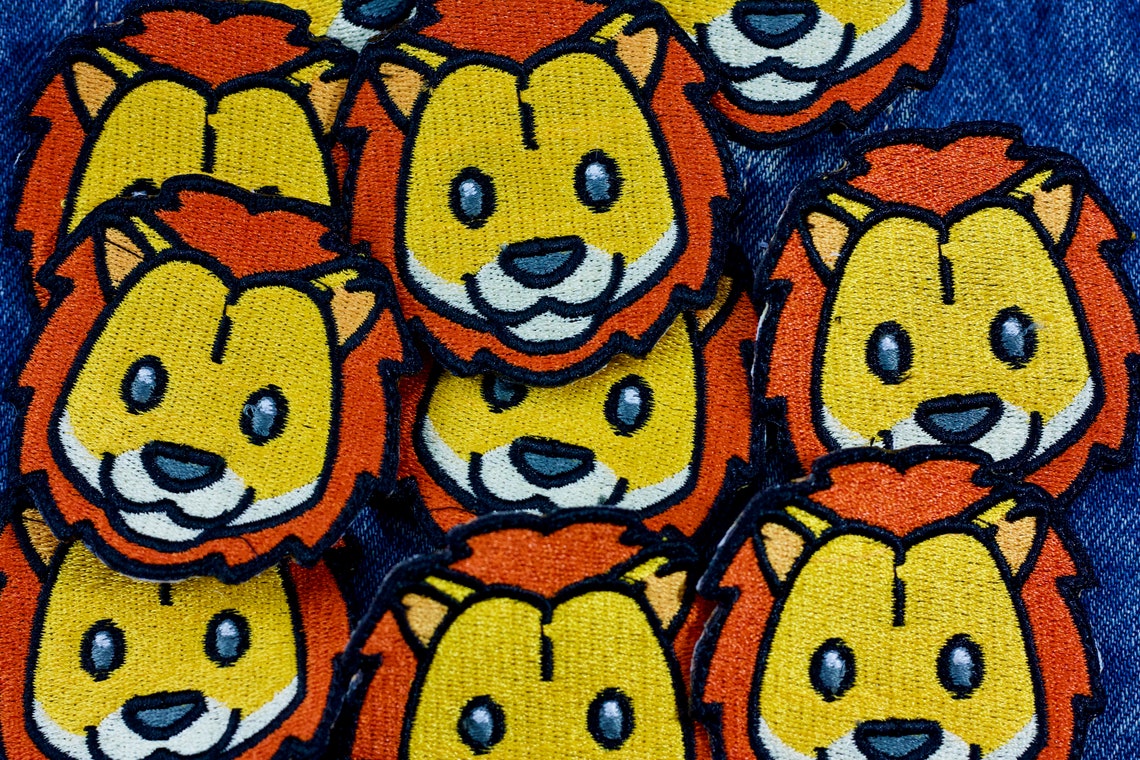 Lion Patch for Jackets Excellent Gift for Animal Lovers | Etsy