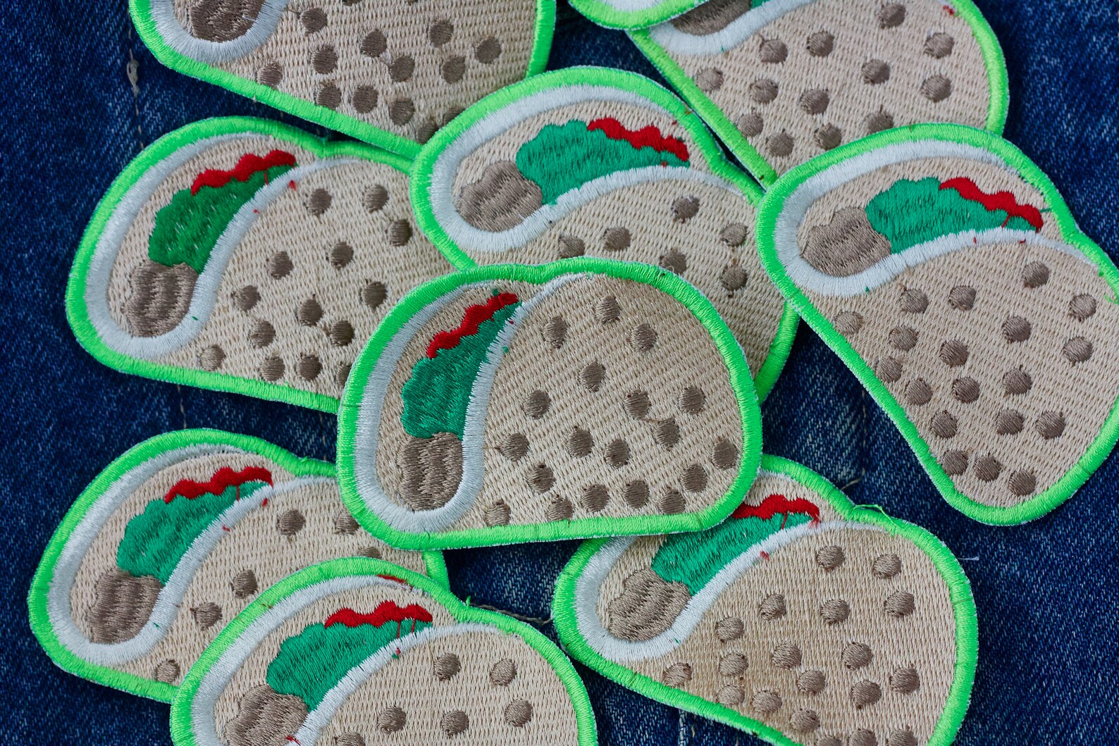 Taco Emoji Patch Patch Burrito Emoji Sew on Patch Jeans - Etsy