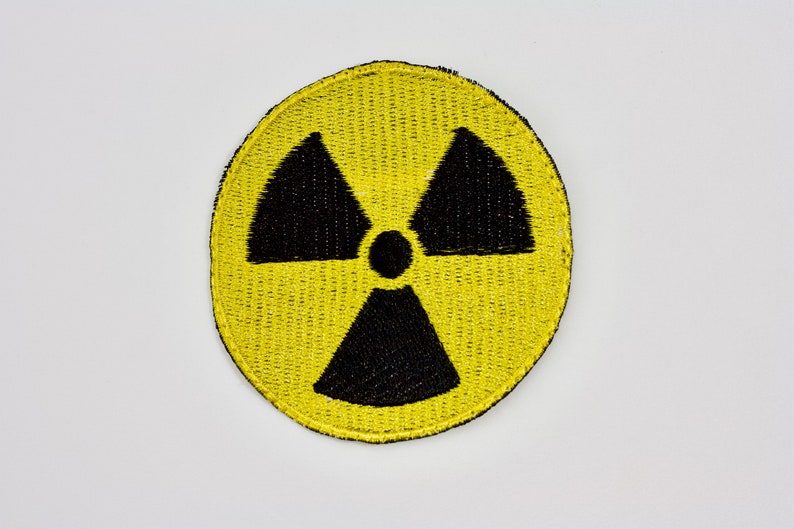 Nuclear Radiation Warning Sign Patch the Ideal Gift for a - Etsy
