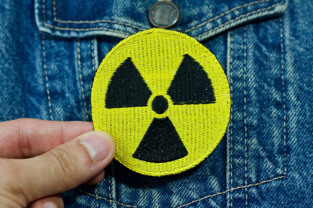 Nuclear Radiation Warning Sign Patch the Ideal Gift for a - Etsy