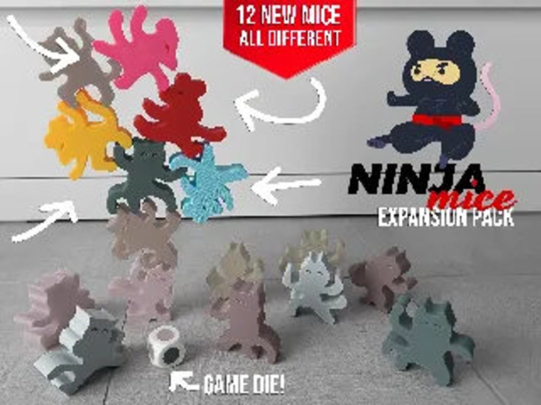 Ninja Mice Ninja Cats Expansion Pack - Etsy