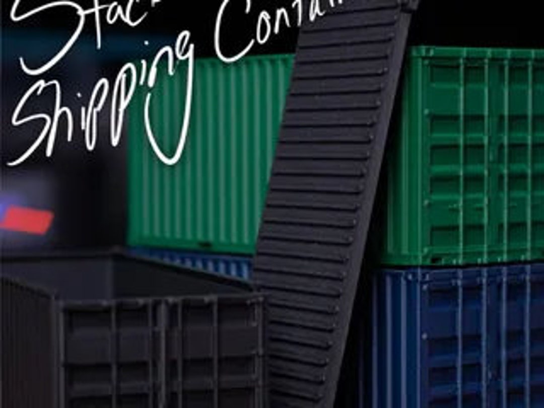 Stackable Shipping Container Desk Storage Compartment - Etsy