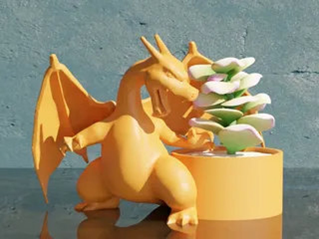 Charizard Pokemon Pot Plant - Etsy
