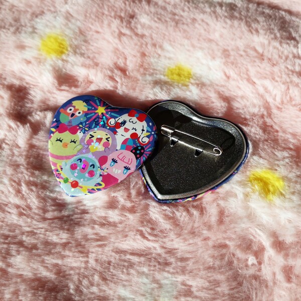 Heart Button Etsy