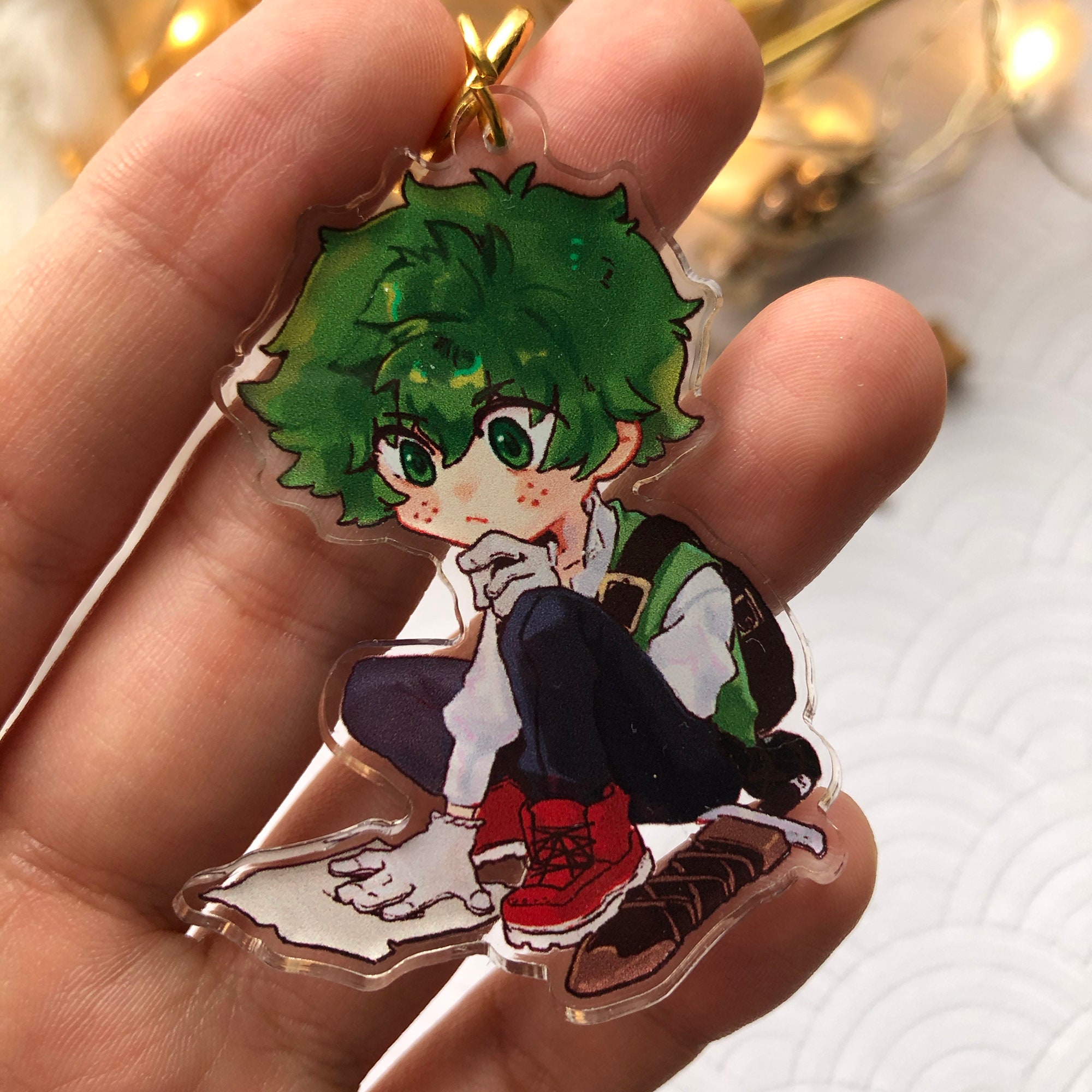 BNHA Fantasy AU Acrylic Keychains Transparent Double - Etsy Australia