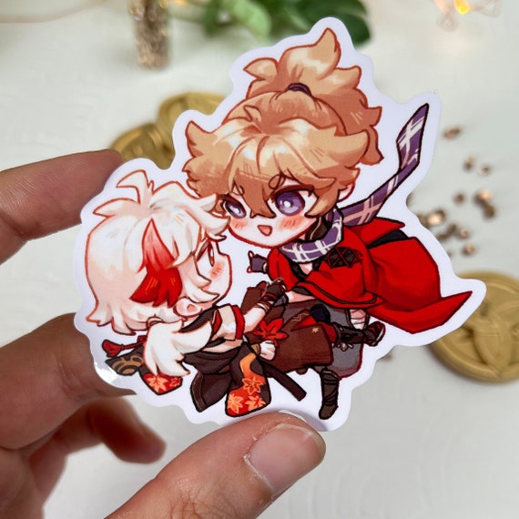 Tomokazu Stickers Genshin Impact | Etsy