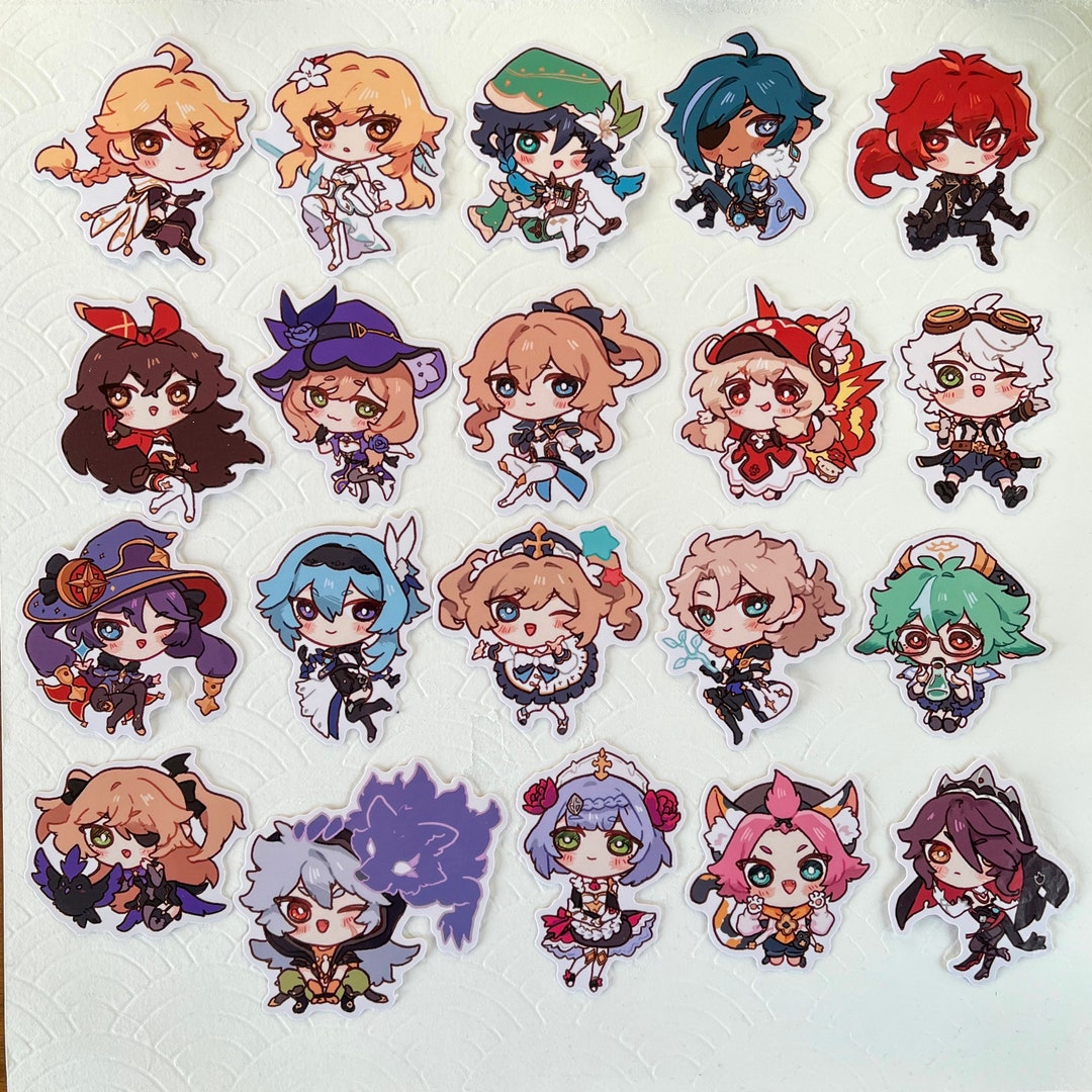 Genshin Impact Stickers Stickers - Etsy