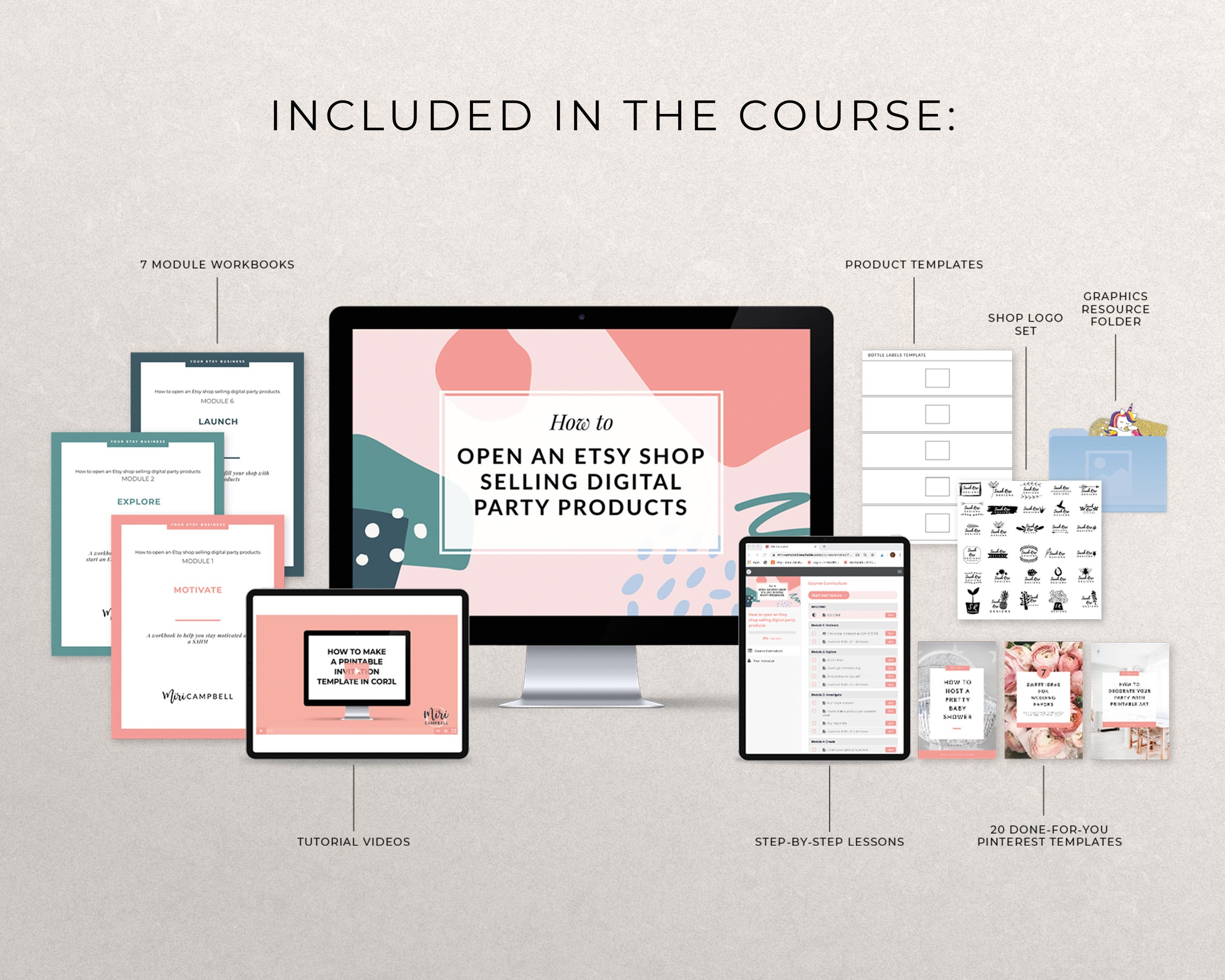 Open an Etsy Shop Course ONLINE COURSE Etsy Help Course | Etsy