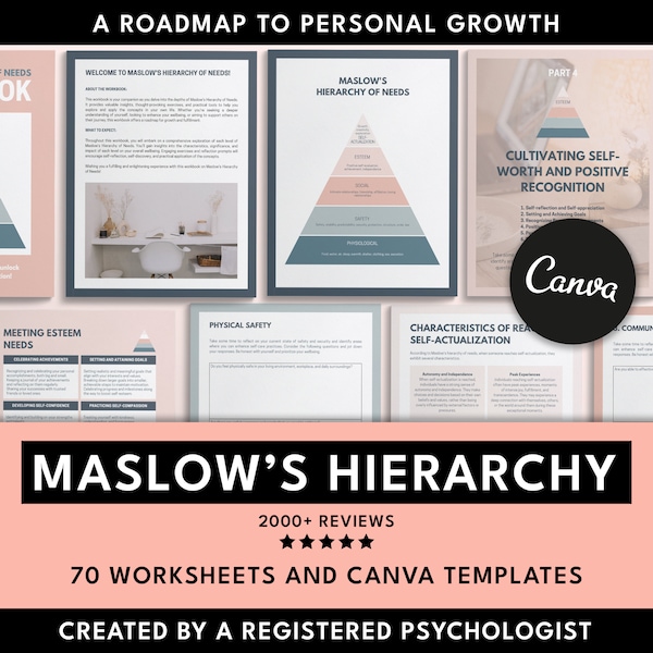 Hierarchy of Needs Worksheet - Etsy