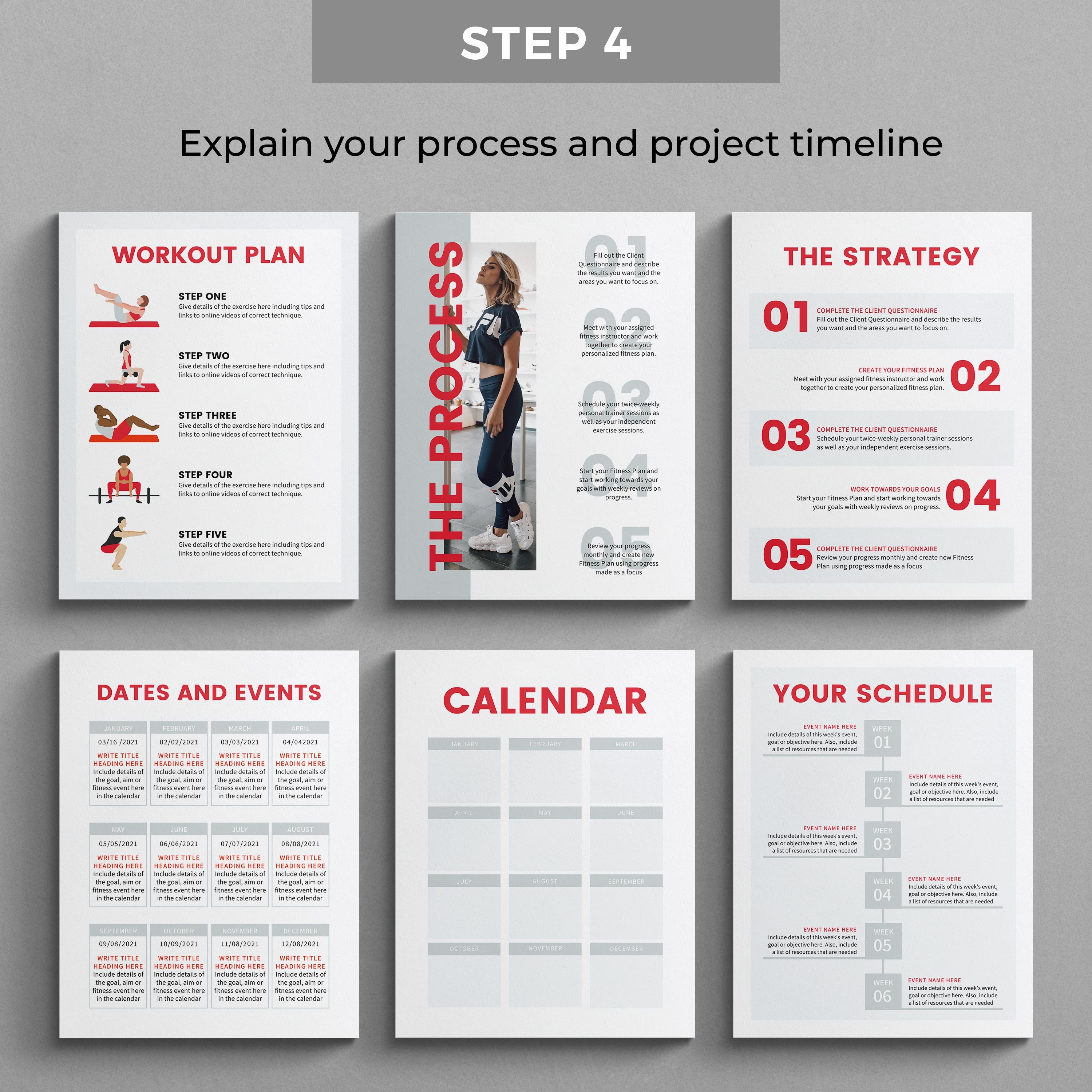 Personal Trainer Client Welcome Packet Canva Template - Etsy UK