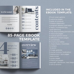 Ebook Template Bundle, Course Creator Toolkit, Canva Template Bundle ...