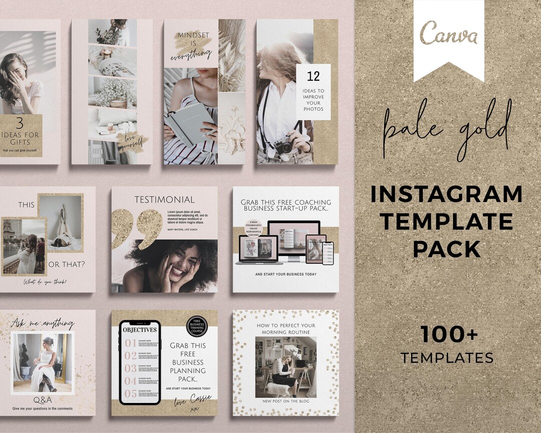 Instagram Templates for Canva, Canva Instagram Templates, Instagram ...